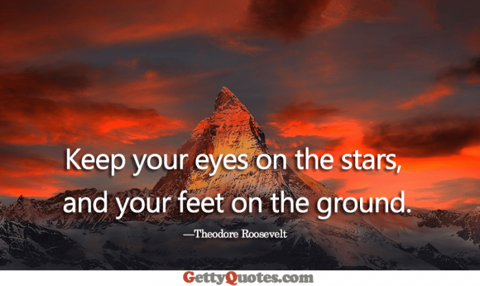 Keep Your Eyes On The Stars – All The Best Quotes at GettyQuotes